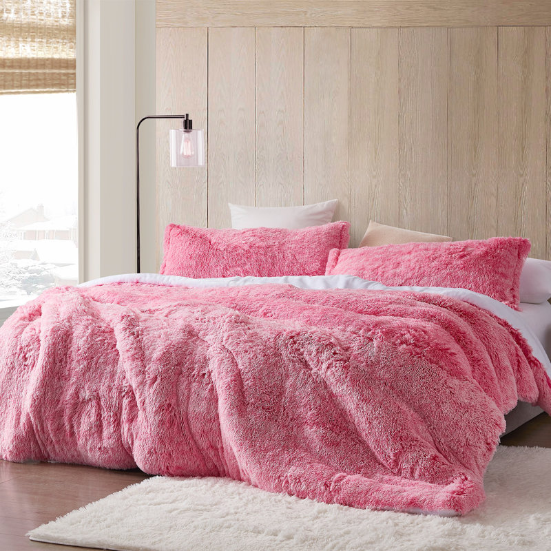 Coma Inducer Are You Kidding Plush Oversized Comforter Set & Reviews | Wayfair